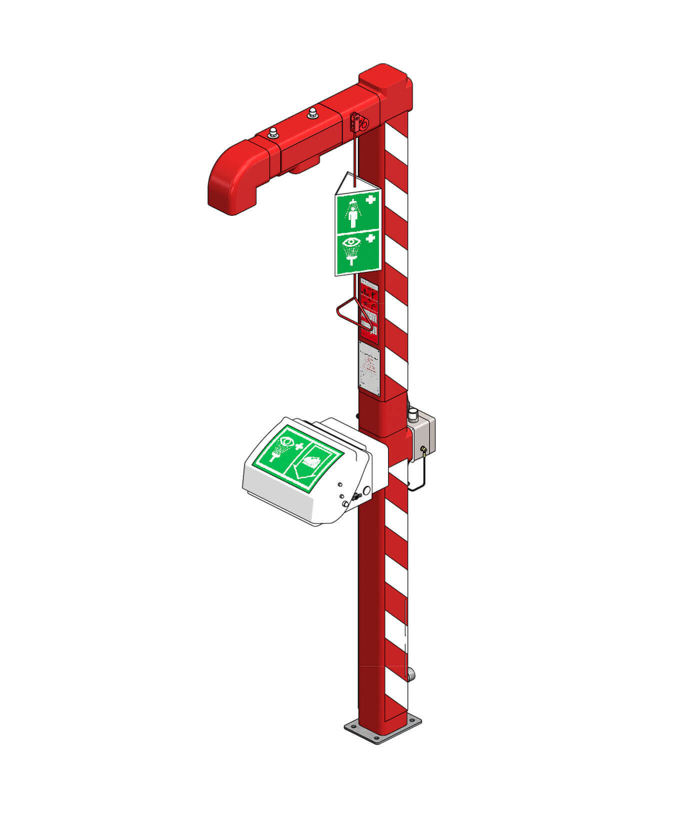 Emergency Shower Systems – Most common configurations – BROEN-LAB